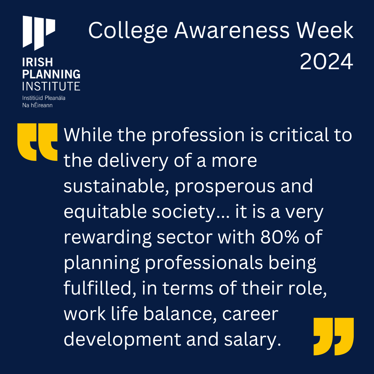 Young people urged to consider a career in planning this College ...